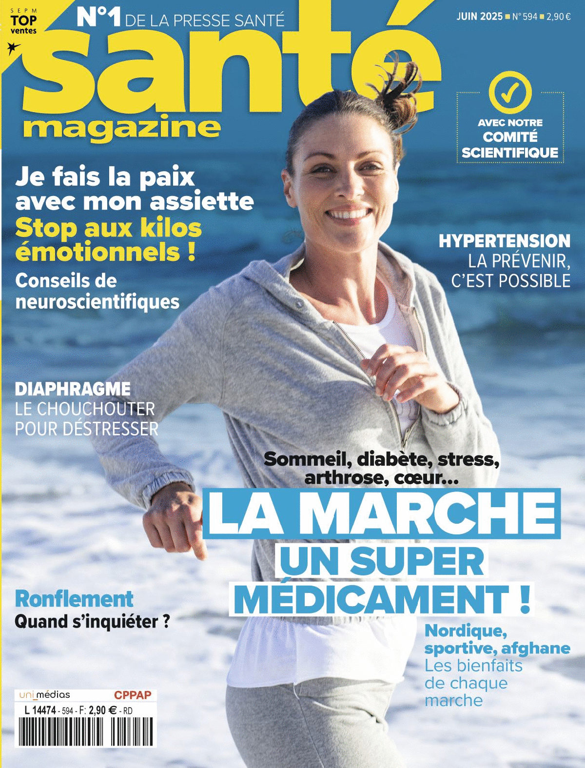 Santé Magazine marche pour votre santé avec une double couverture ...
