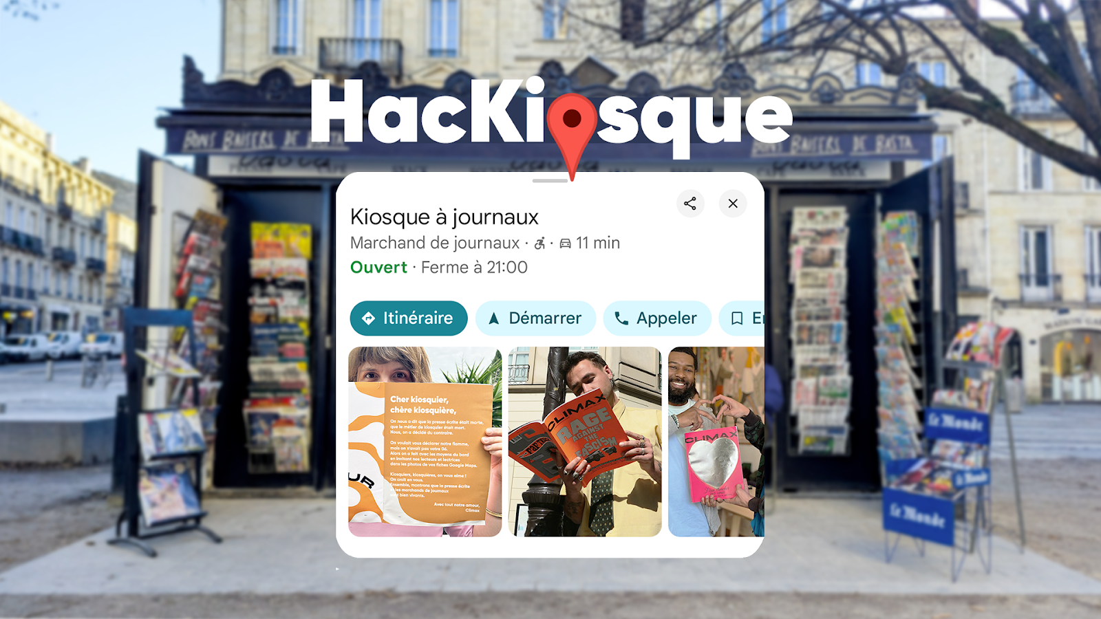 Climax donne de la visibilité aux kiosques | unionpresse.fr